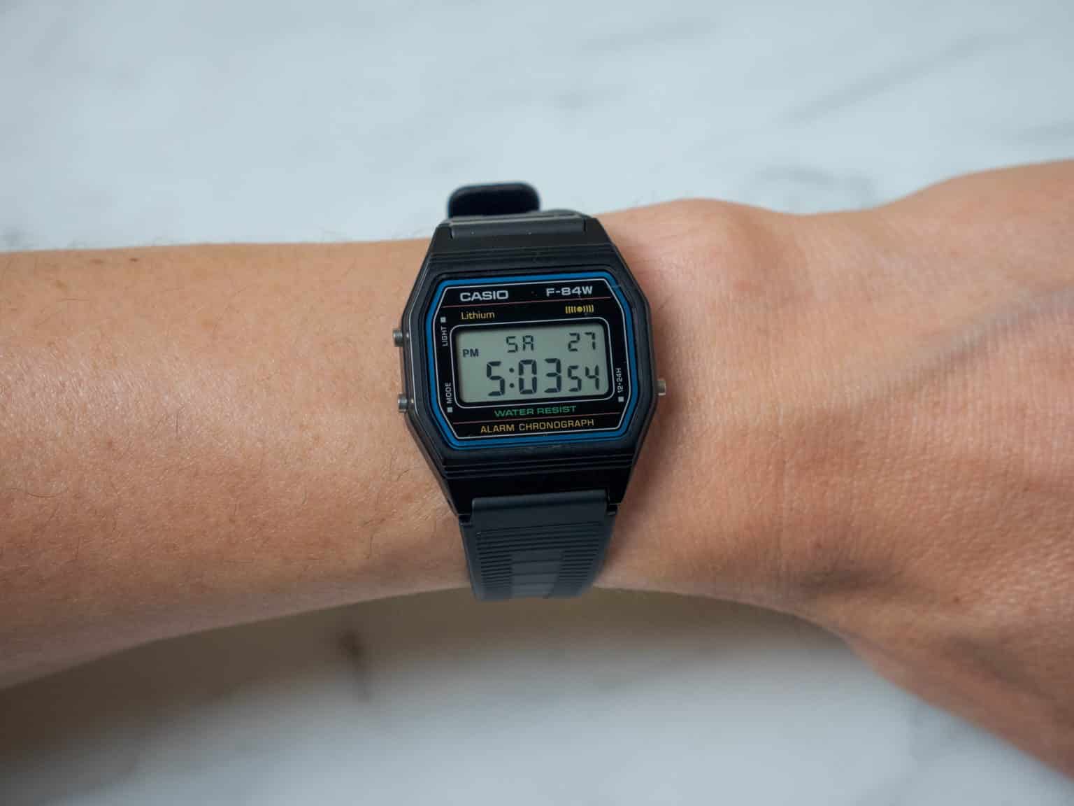 Casio F-84W Review: Like the F-91W, But Cooler • The Slender Wrist
