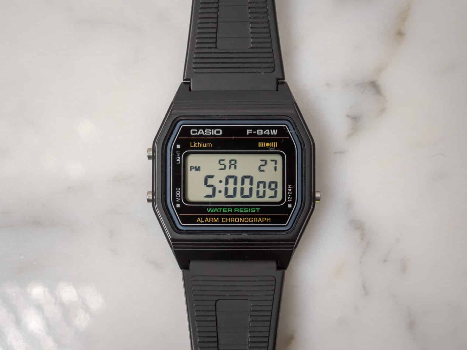 Casio F-84W Review: Like the F-91W, But Cooler • The Slender Wrist