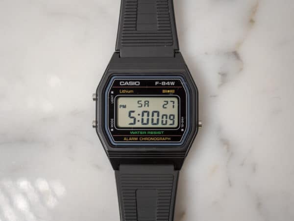 Casio F-84W Review: Like the F-91W, But Cooler • The Slender Wrist