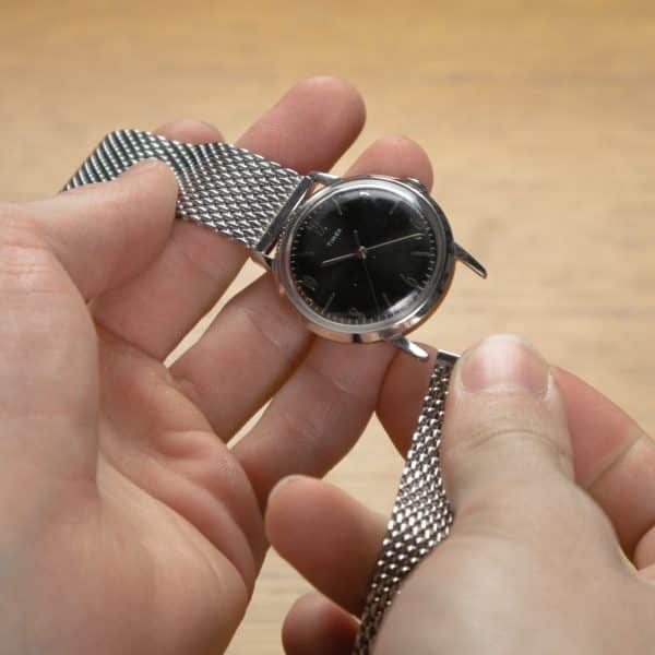 How to Install and Adjust a Mesh Watch Bracelet • The Slender Wrist