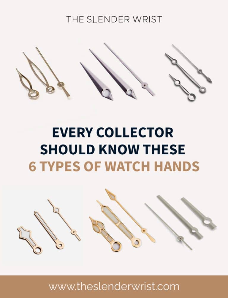 Every Collector Should Know These 6 Types of Watch Hands • The Slender ...
