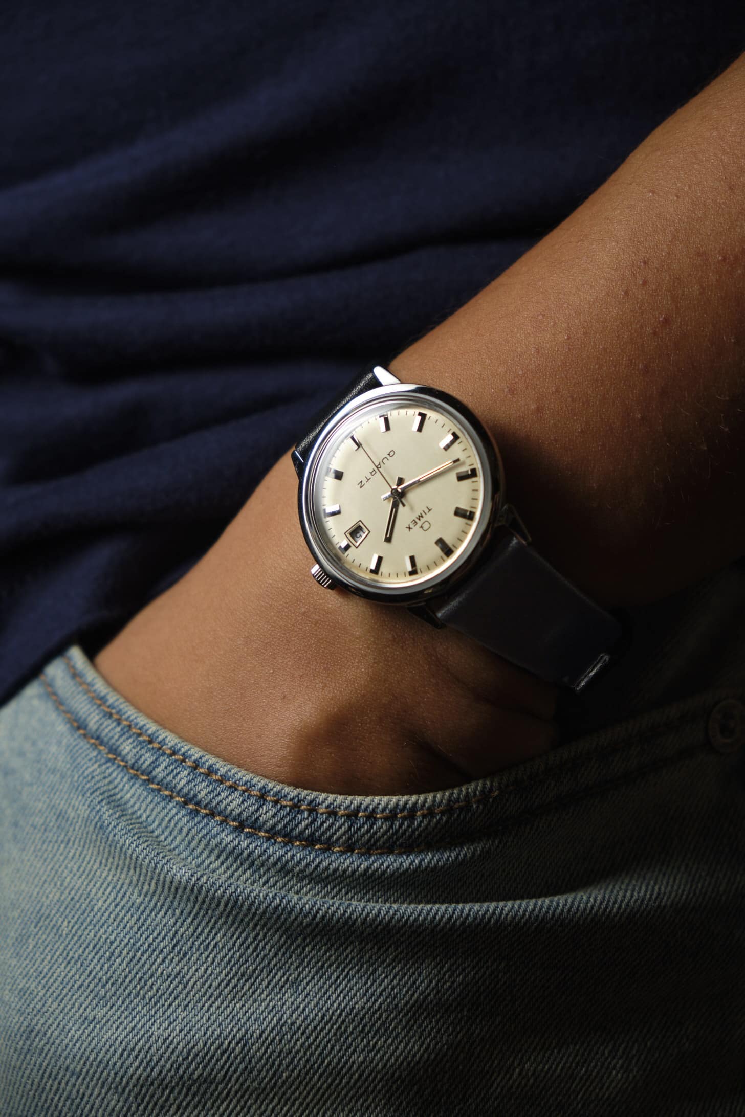 Timex Q 1978 Reissue Date Review: Refinement for Less • The Slender Wrist