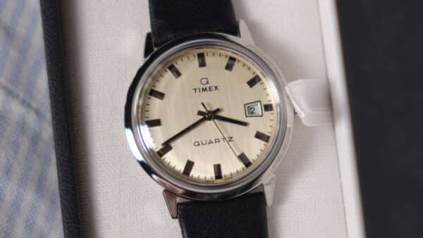 Timex Q 1978 Reissue Date Review: Refinement for Less • The Slender Wrist